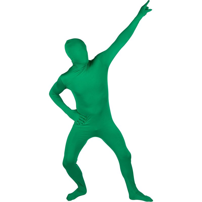 Capital Costumes Adult Spandex Second Skin Full Bodysuit Costume (Green ...