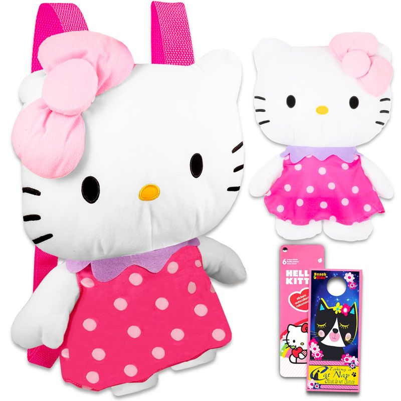 Hello Kitty Plush Doll for Girls Set - Bundle with Hello Kitty Plushie ...
