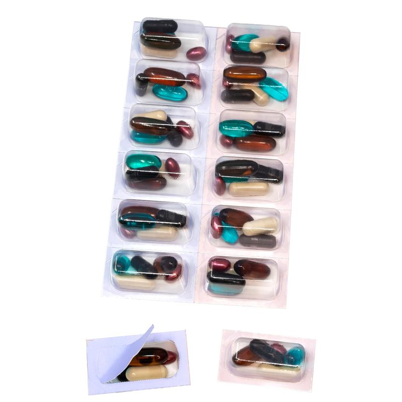 2 Time a Day Weekly Medication Controlled Dose Blisters, Unit Dose Cold ...