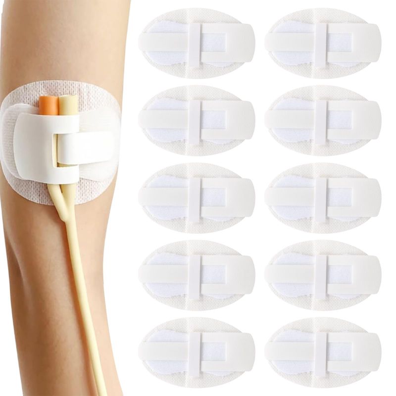 Catheters Fixing Stickers, Pack of 10 Catheter Tube Holders, Urinary ...