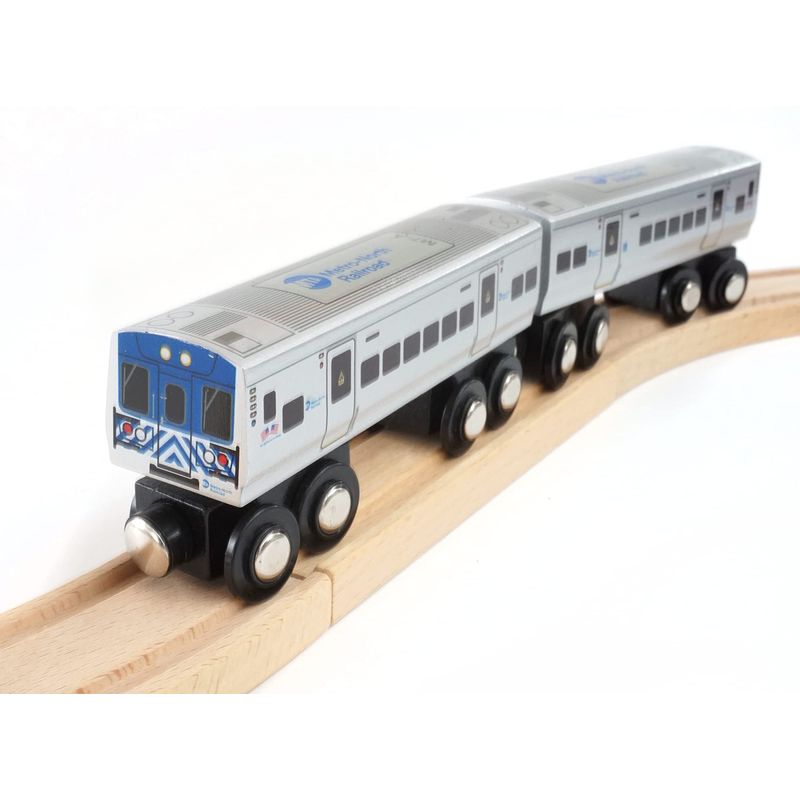 MUNI PALS Munipals Metro North Railroad Wooden Railway M7 2-car Set ...