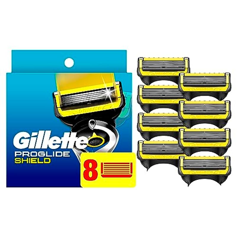 Gillette ProGlide Shield Razor Blade Refills, 8 Count, Shields against ...