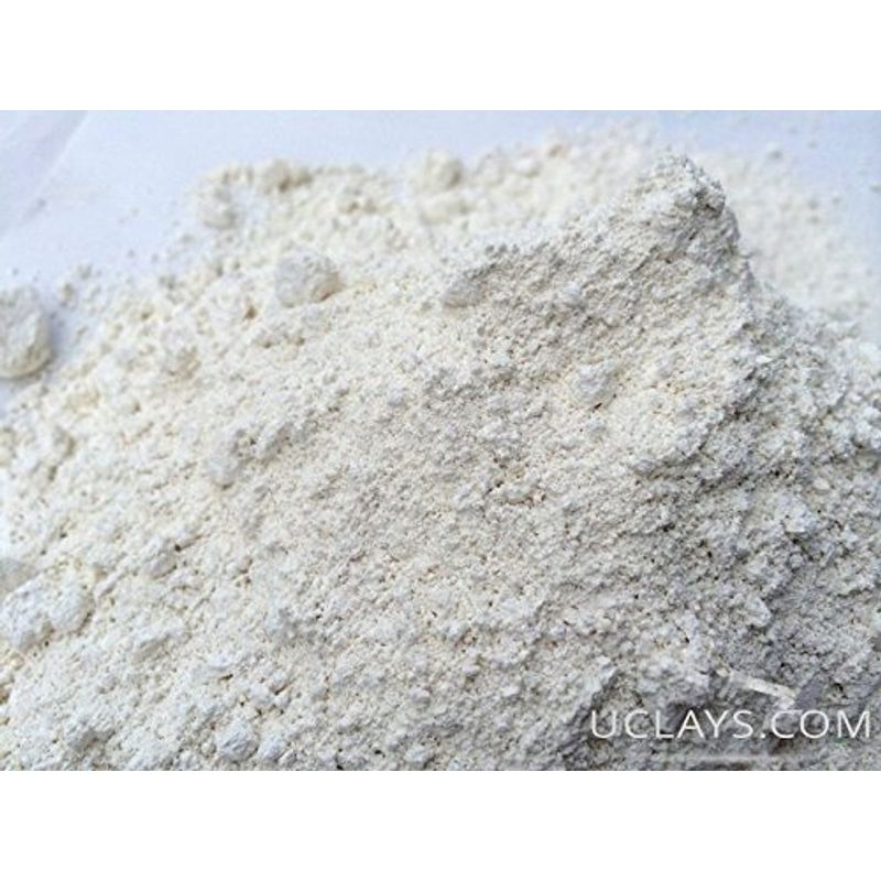 Kaolin Clay Powder (Grind) Edible Natural for Eating (Food) and Facial ...