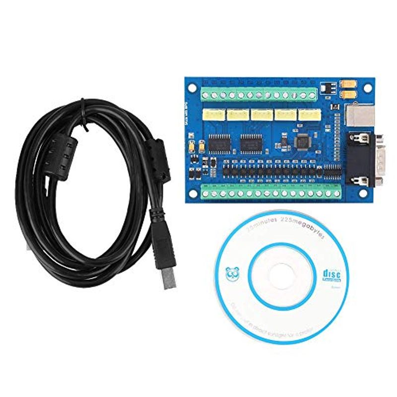 Dpofirs 100Khz Motion Controller Card, USB CNC 5-Axis Control Card ...