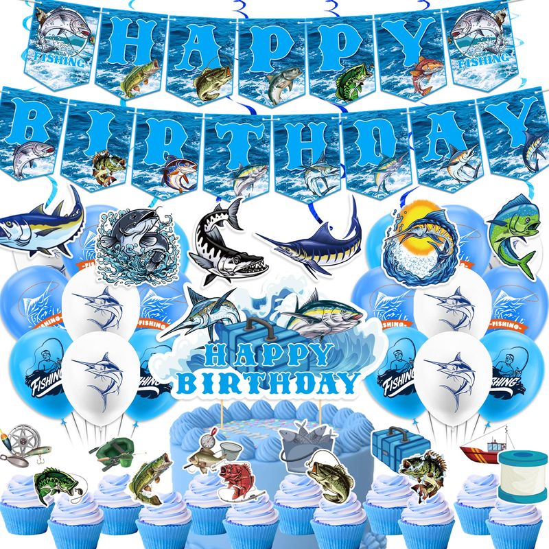Gone Fishing Party Decorations Gone Fishing Birthday Party Supplies ...