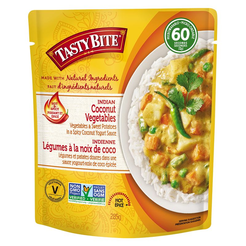 TASTY BITE ENTREE POUCH COCONUT VEG 10OZ - Online Marketplace - EveryMarket