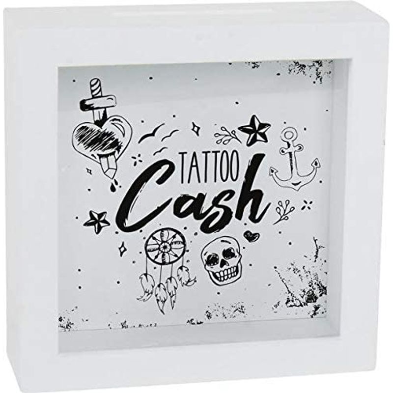 Udo Schmidt Tattoo Money Box Money Box White Tattoo Enthusiast Adult ...
