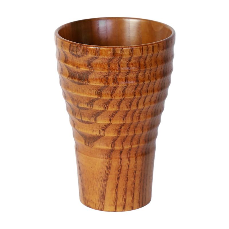 Wooden Shochu Cup Wiping Lacquer Wood Grain Cup Tumbler Japanese Style ...