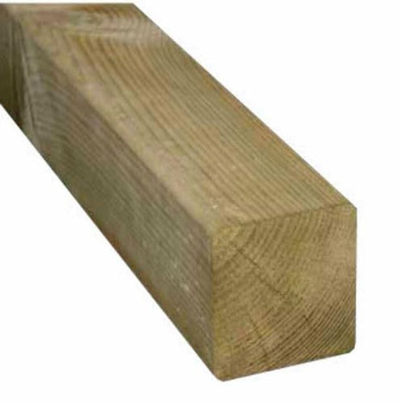 Pressure Treated Timber 2 x 2 Inch (50mm) Timber 1.8 Metre,Green ...