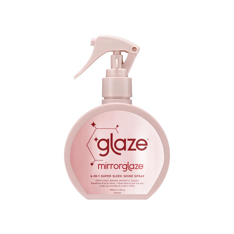 glaze MirrorGlaze Super Sleek Hair Shine Spray – Transforms Frizz to ...