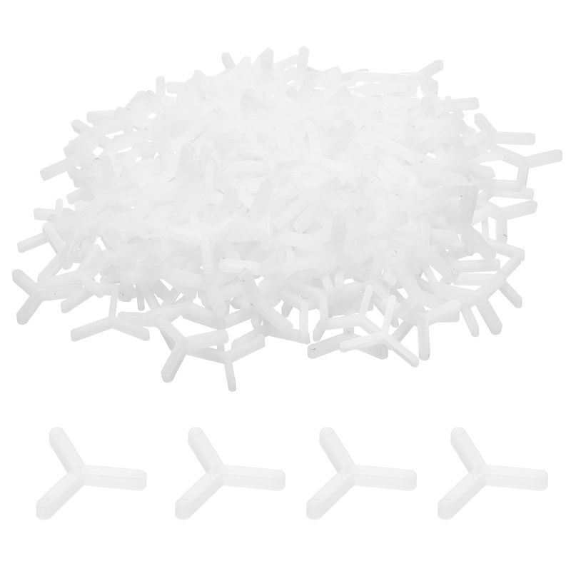 sourcing map 100pcs Tile Spacers 3mm Hard Plastic Y Type Tiles Leveler ...