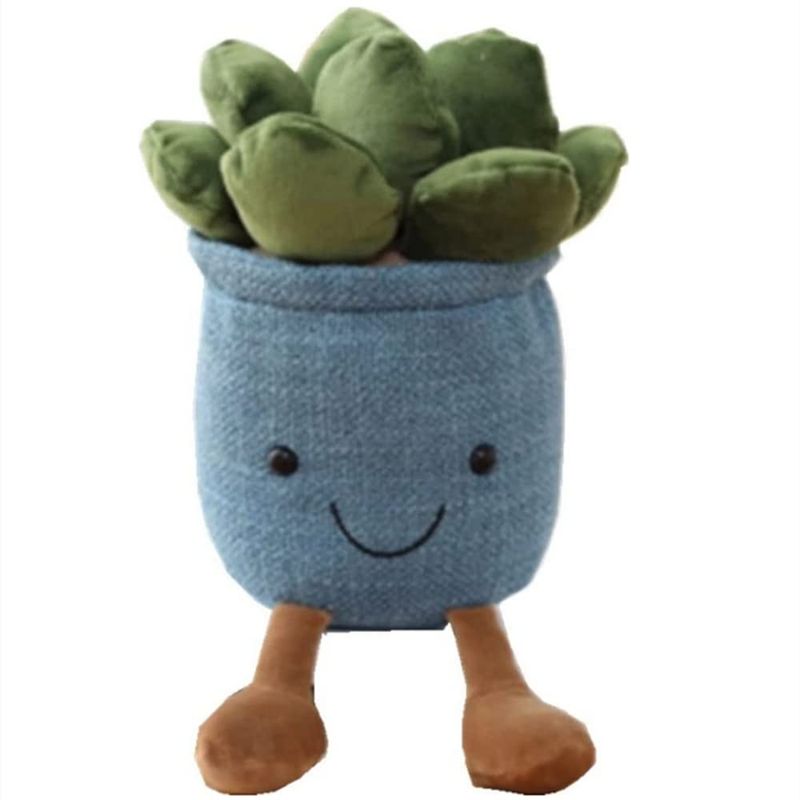 NatureMan Stuffed Plants Succulent Plush, Soft Fluffy Toy Succulent ...
