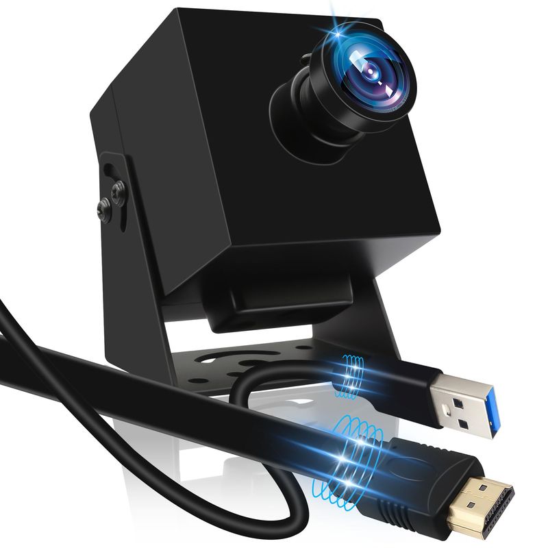 MMlove 4K HDMI Camera High Speed 60FPS USB Webcam 8MP Streaming with ...