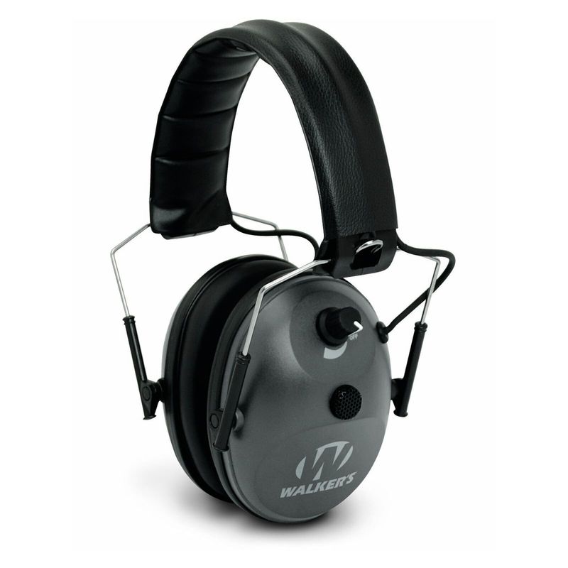 WALKER'S Single Mic Compact Folding Sound-Enhancing Hunting Gun Range ...