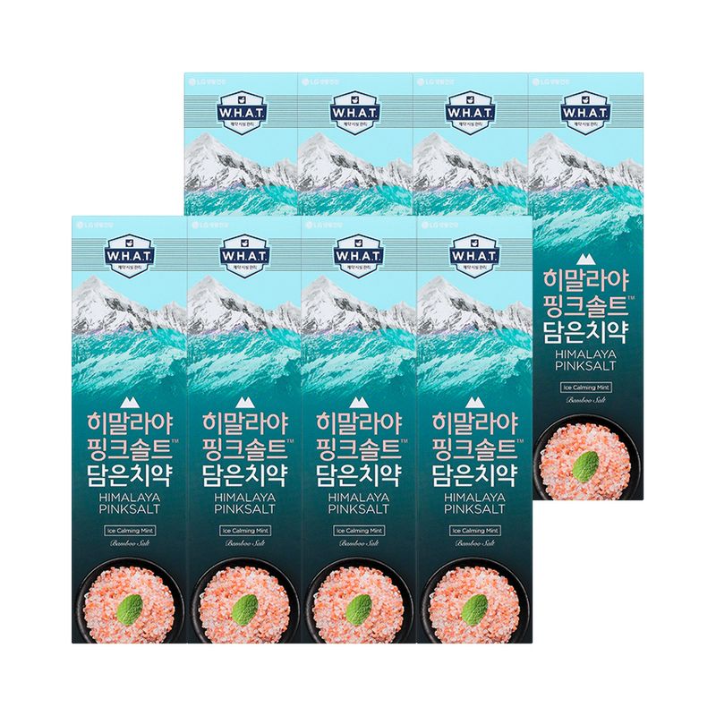 Himalayan Pink Salt Ice Mint Tube Toothpaste 100g x 8 - Online ...