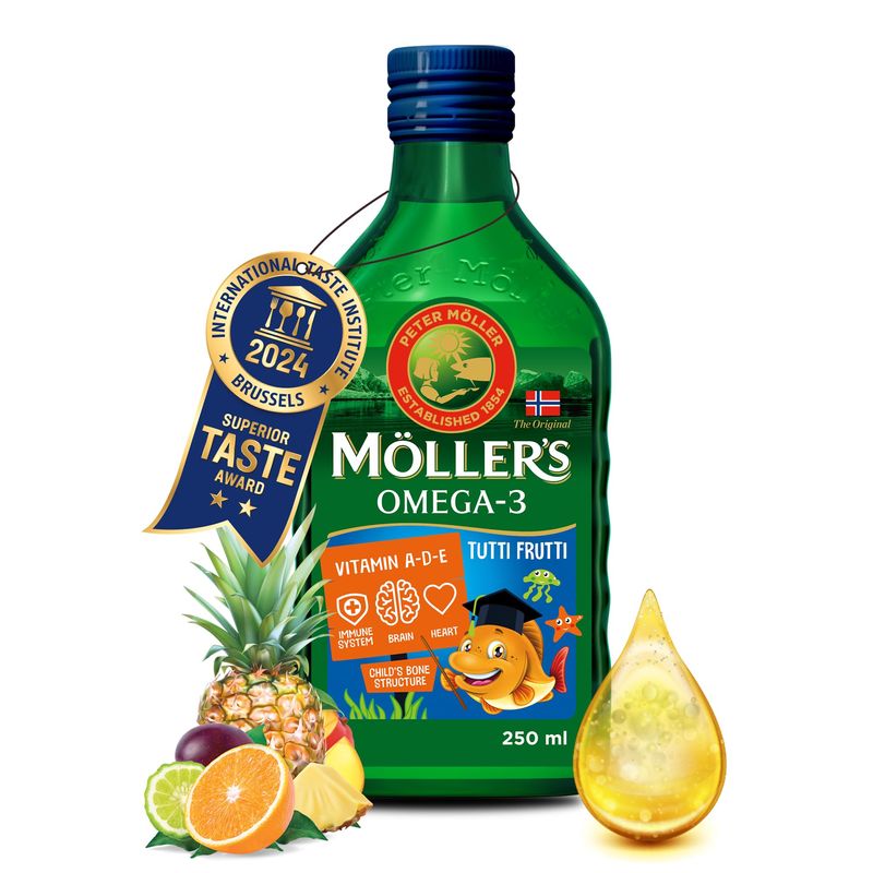 Moller’s ® | Omega 3 for kids Cod Liver Oil | Nordic Omega-3 Dietary ...