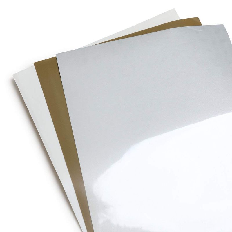 7.9 inches (20 cm) x 3.3 ft (1 m) 03 - Reflective Iron White / White ...