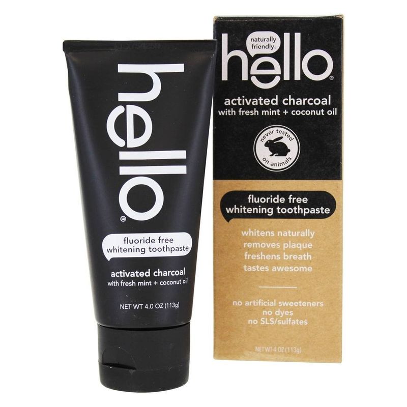 Hello Activated Charcoal Whitening Toothpaste (Pack of 2) - Online ...