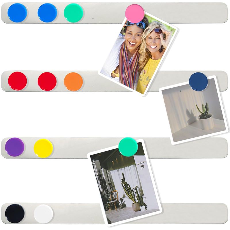 ZDZBLX Magnetic Board Memo Board Stainless Iron Board Strips, Magnetic ...