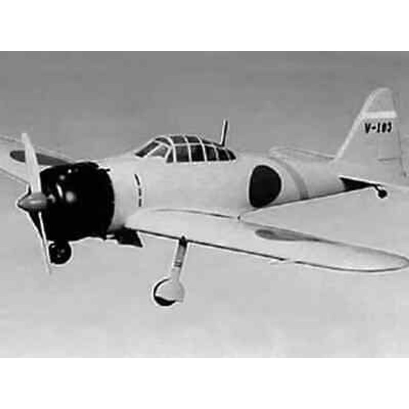 PDF File on USB RC Model Airplane Plans: Mitsubishi A6M2 Zero 48" WS ...