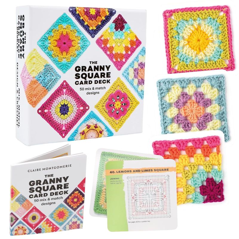 TenaLucy Granny Square Crochet Cards, Granny Square Spanner Granny ...