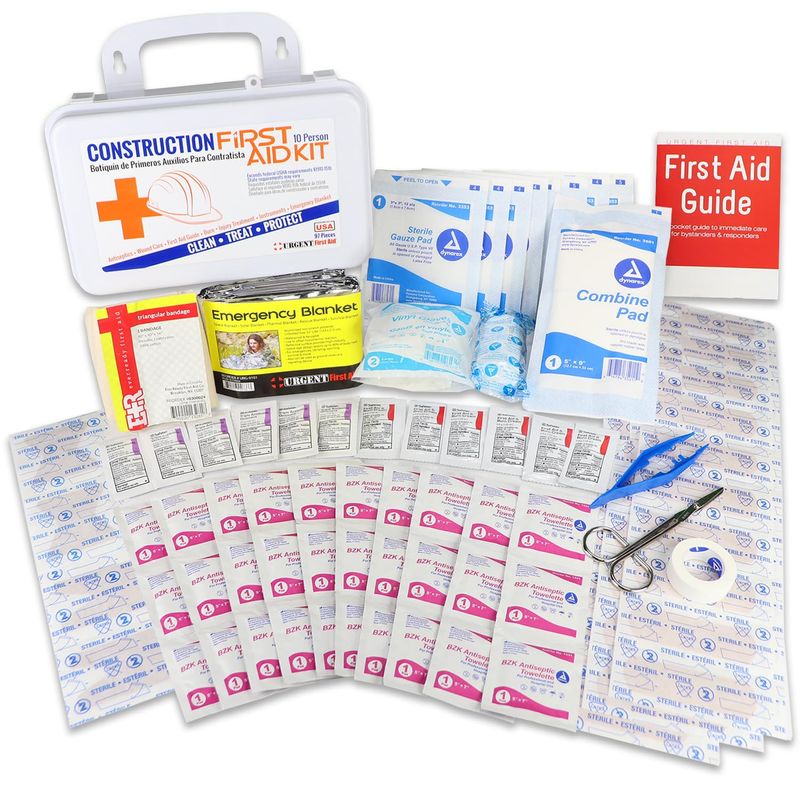 OSHA Contractors First Aid Kit by Urgent First Aid™ for Job Sites up to ...