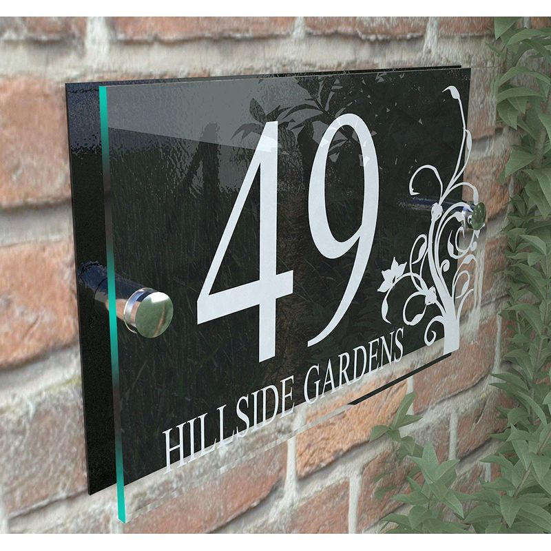 Modern Decorative Perspex Steel Aluminium Perspex Acrylic House Number ...