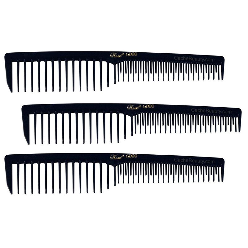 Krest Pro Care: Krest Black Space Tooth Comb #6000 (3 - PACK) - Online ...