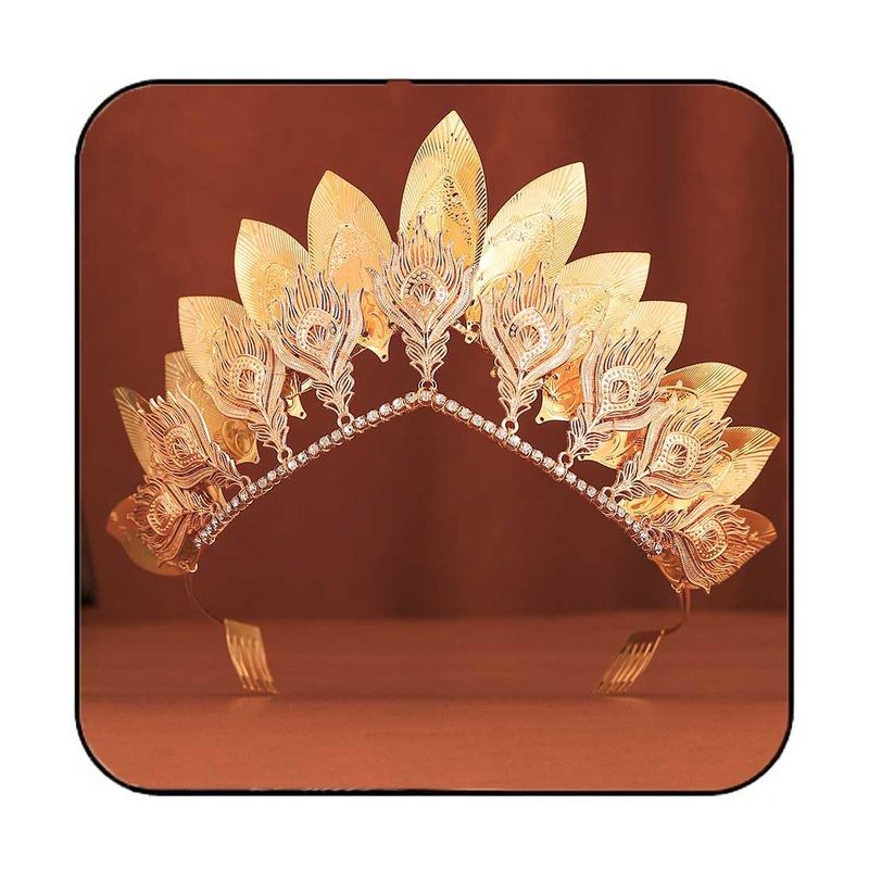 Yean Gold Leaf Queen Crown Greek God Headwear Golden Roman Laurel ...