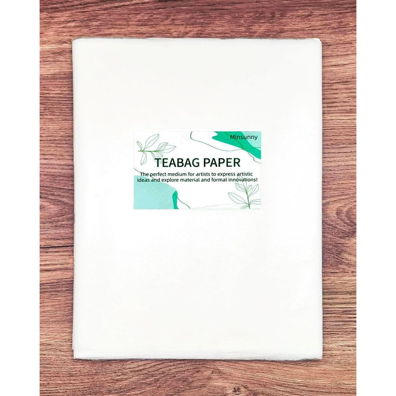 MLNSUNNY 10 Sheets of 11.8''x79'' Artist Teabag Paper - White Wet ...