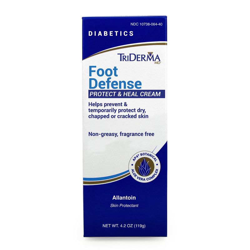 TriDerma Diabetics' Foot Cream for Dry Cracked Feet and Heels with ...