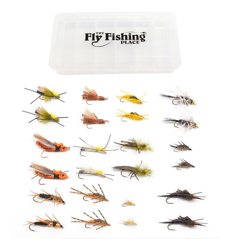 The Fly Fishing Place Trout Fly Assortment - 24 Essential Salmonfly ...