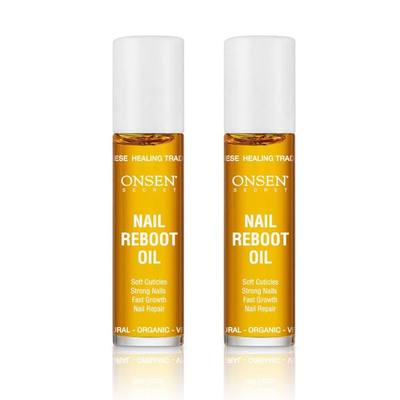 Onsen Secret Nail & Cuticle Repair Oil (2x10ml) - Dry Oil Formula ...