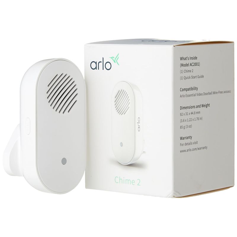 Arlo Certified Accessories | Arlo Chime 2, Audible Alerts, Built-in ...