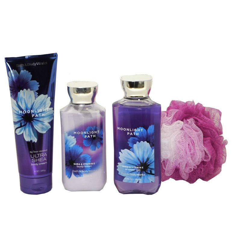 Bath & Body Works Signature Collection Moonlight Path Gift Set - Bundle ...