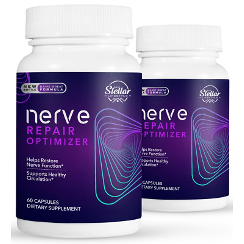 2 Pack Nerve Repair Optimizer, nerve support for neuropathy-60 Capsules ...