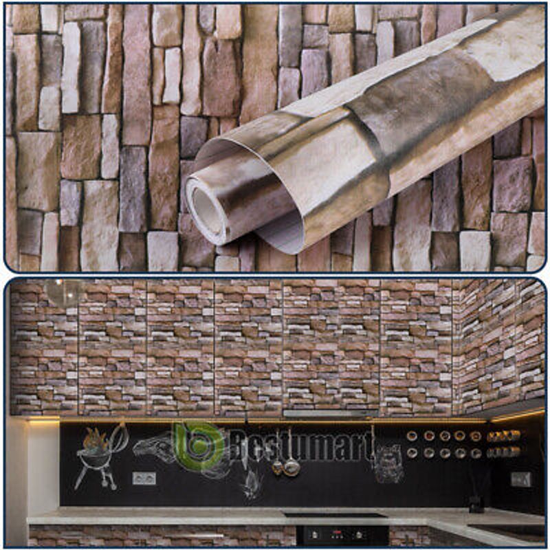 Papel Pintado Decorativo Para Sala De Estar Dormitorio Cocina Pared 3D ...