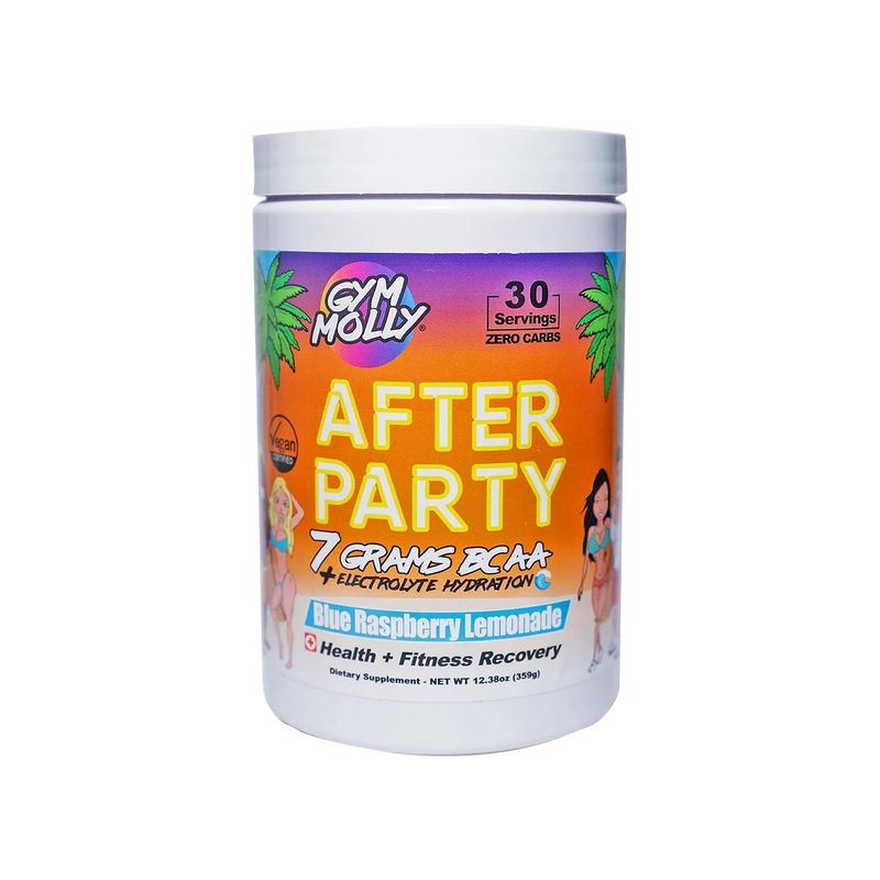 Gym Molly After Party Vegan BCAA Powder, Electrolyte Powder, BCAA Amino ...