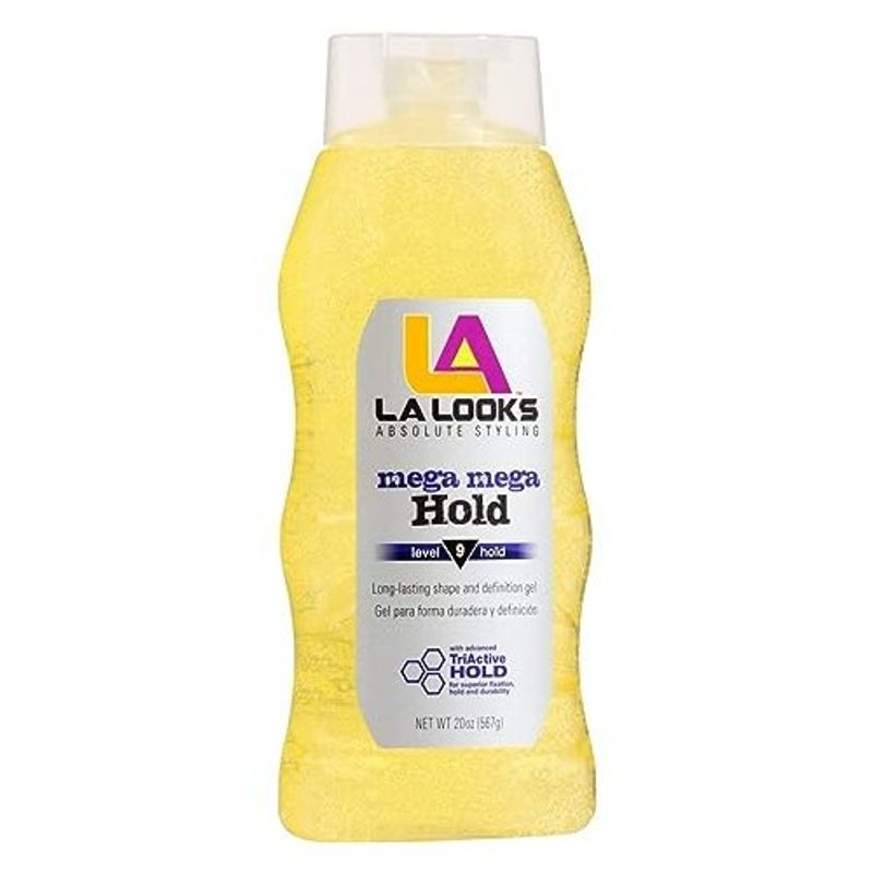 LA Looks Styling Hair Gel Mega Mega Hold Long Lasting Non-Sticky 20 oz ...