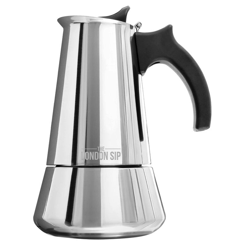Stainless Steel Induction Stovetop Espresso Maker - Make Cafe Quality ...
