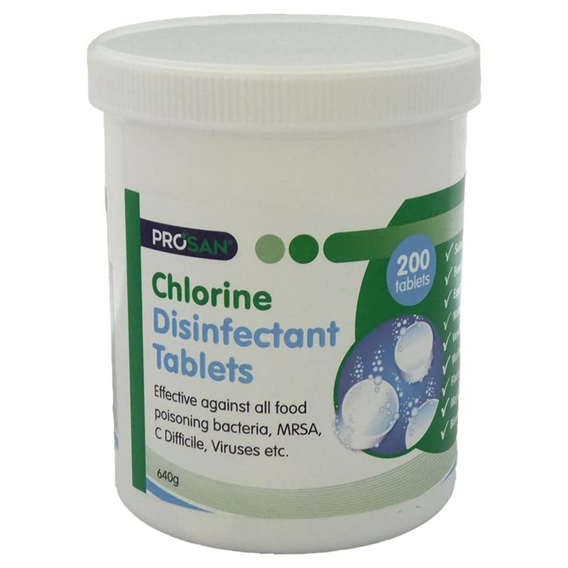 Hygiene4less Prosan Chlorine Disinfectant Tablets 200 per Tub Creates a ...