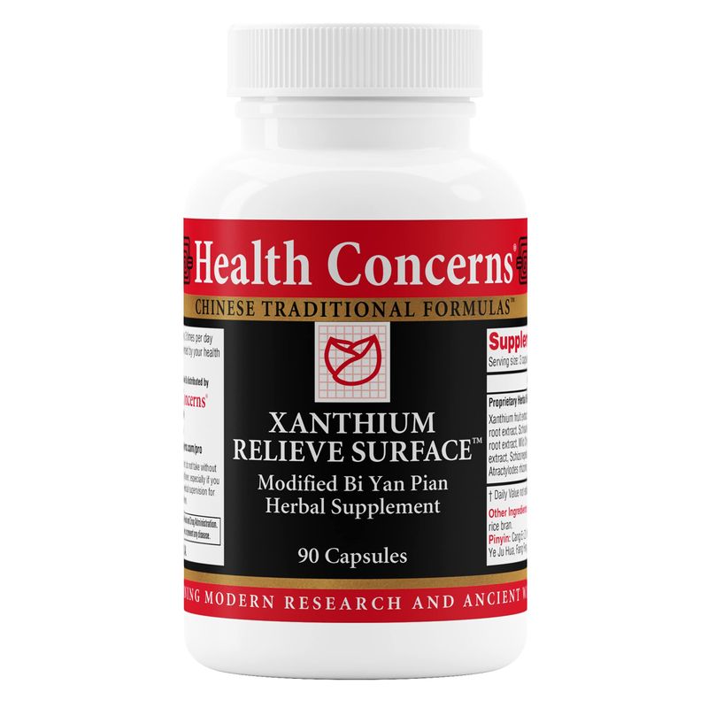 Health Concerns Xanthium Relieve Surface - Phlegm & Sinus Allergy ...