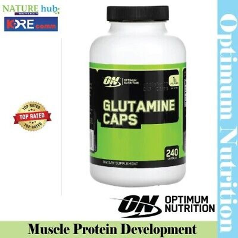 Optimum Nutrition, Glutamine, 1,000 mg, 240 Capsules (500 mg per ...