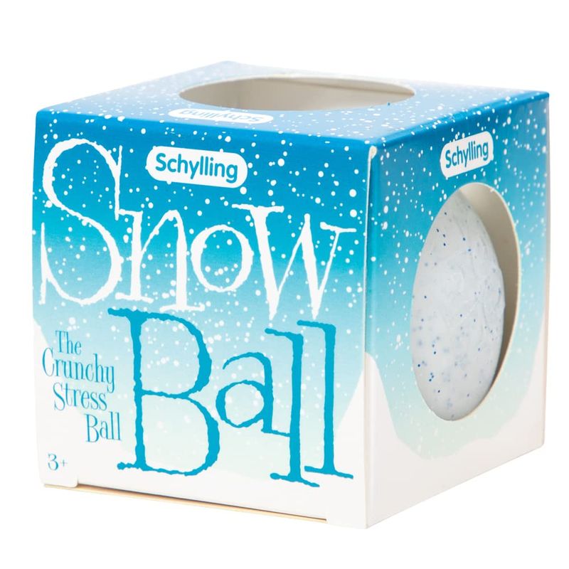 Schylling NeeDoh Snowball Crunch - Sensory Fidget Toy - Satisfying Snow ...