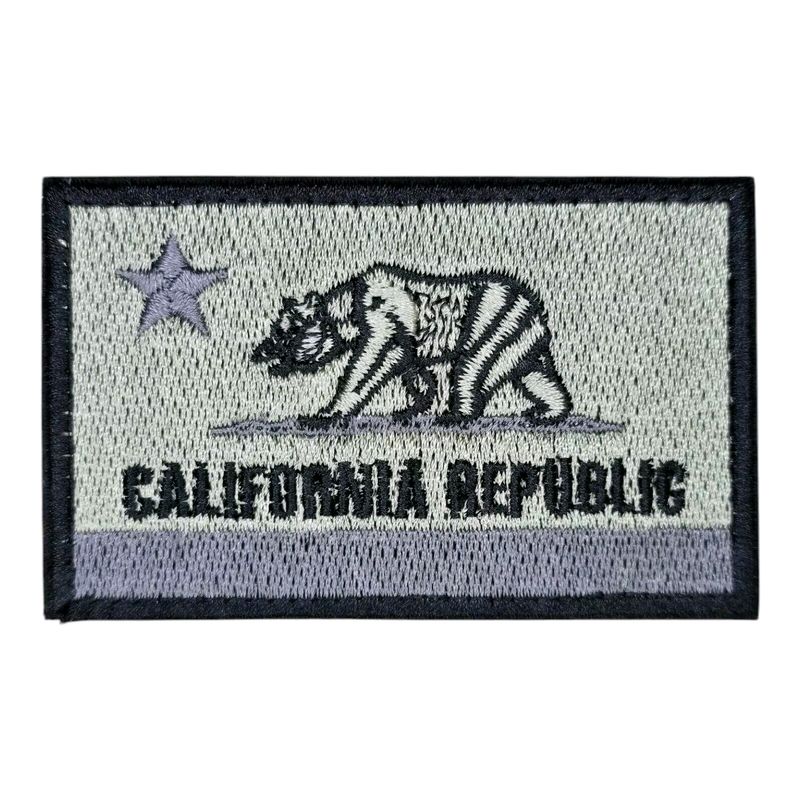 CALIFORNIA REPUBLIC STATE FLAG BEAR EMBLEM ACU TACTICAL HOOK MORALE ...