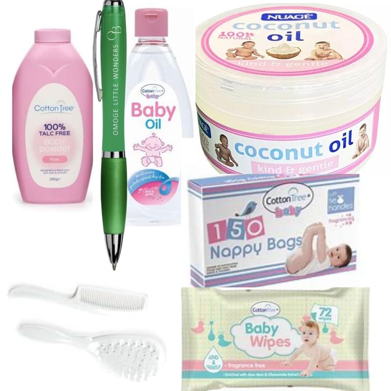 Complete Baby Essentials Kit | 8pc Newborn Baby Bath & Skin Care Set ...