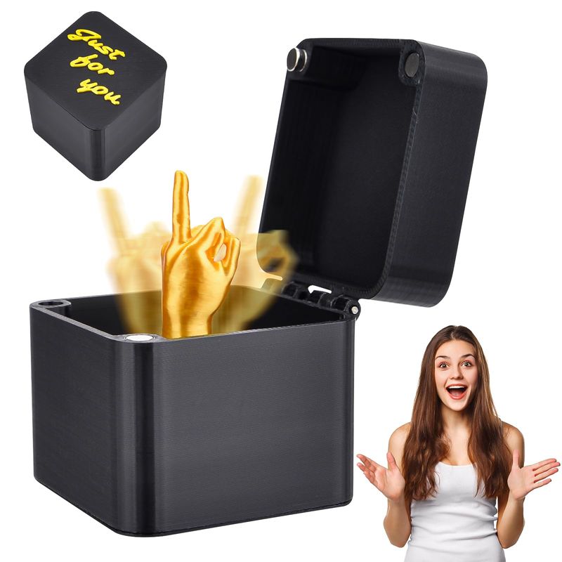 Vibbang Middle Finger in a Box, Middle Finger Surprise Gift Box, Funny ...