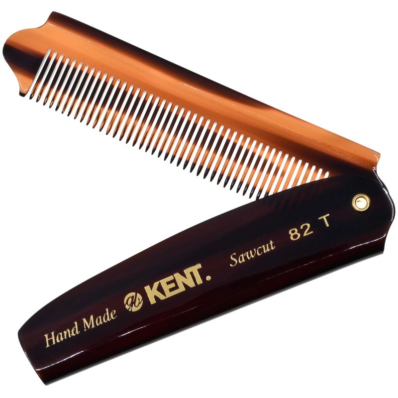 Kent Brushes Handmade Combs Large Folding Pocket Comb for Men - Online Marketplace - EveryMarket