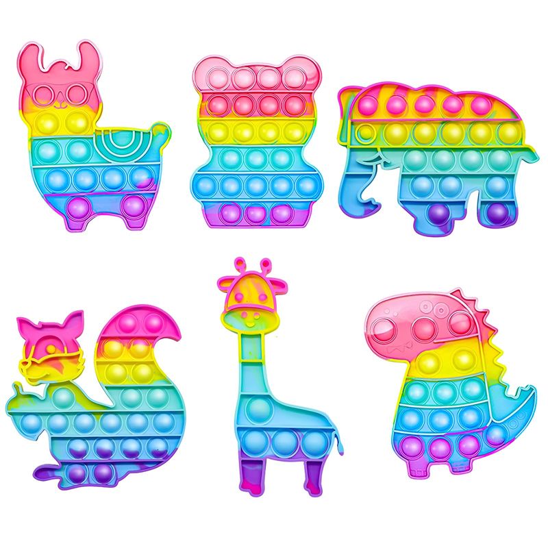 6 Pcs Poppet Fidget Toy, Popper Toy, Fidget Popper for Boys Girls ...