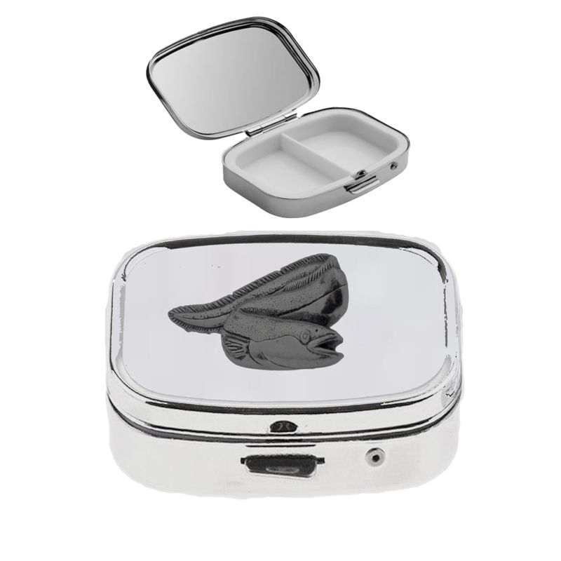 F6 EEL Fish Black Finish Made from Fine English Pewter On A Mirrored 2 ...